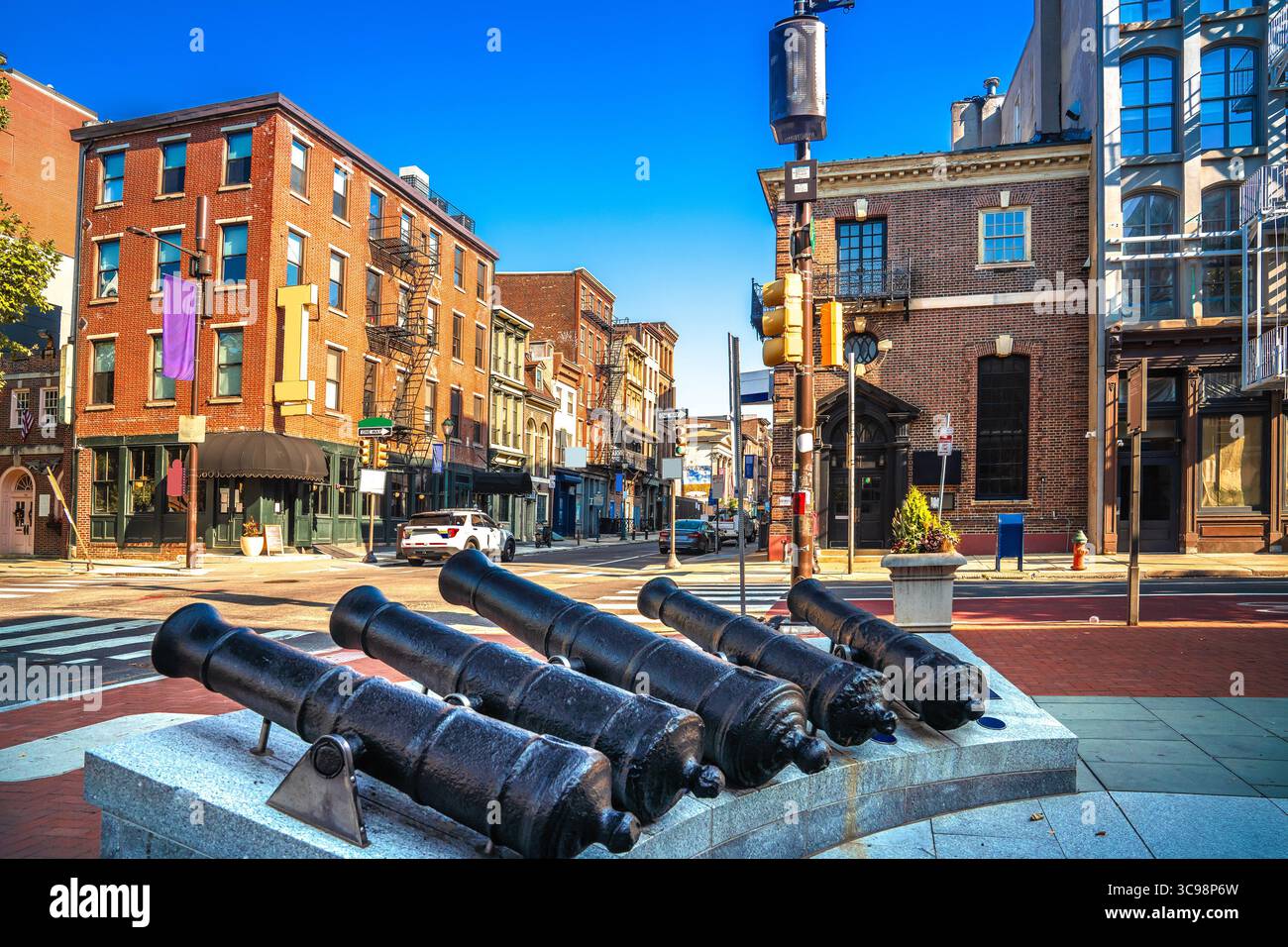 Philadelphia, Pennsylvania, USA, view of the Old City neighborhood ...