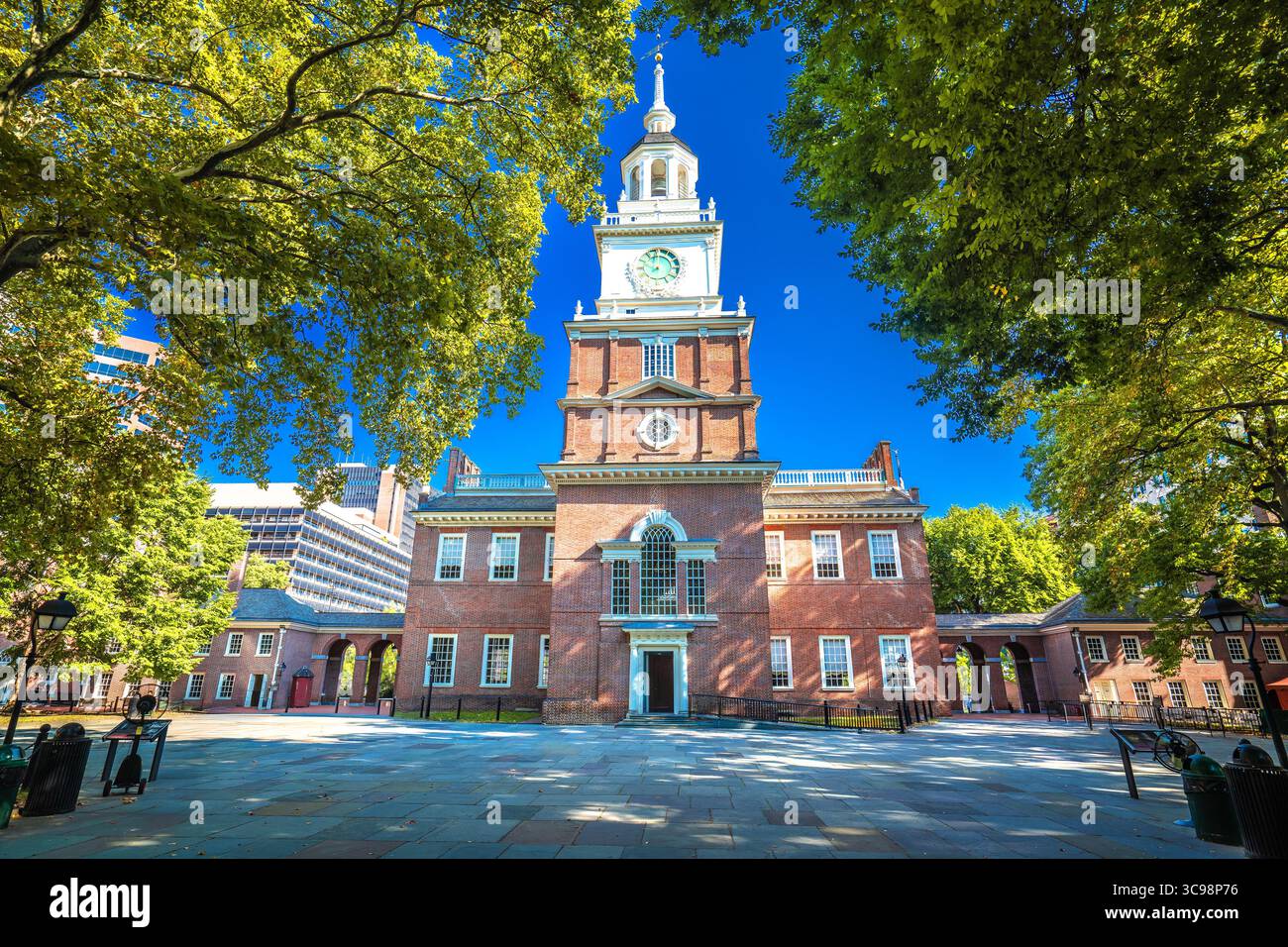 Independence Hall historic landmark in Philadelphia view from ...