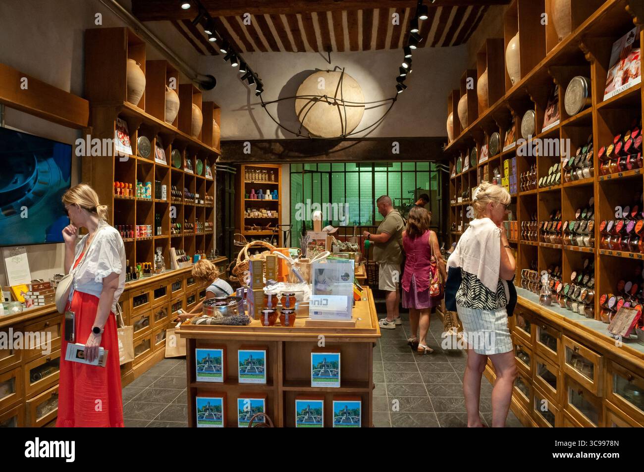 Interior of a typical shop (Brémond Fils) of Aix-en Provence. France Stock Photo - Alamy
