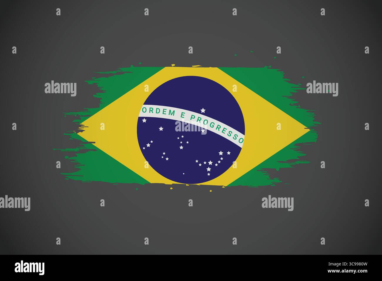 Brazil independence flag Stock Vector Images - Alamy