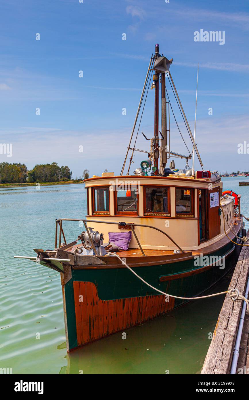 A British Columbia Forest Service vessel no converted for private use ...