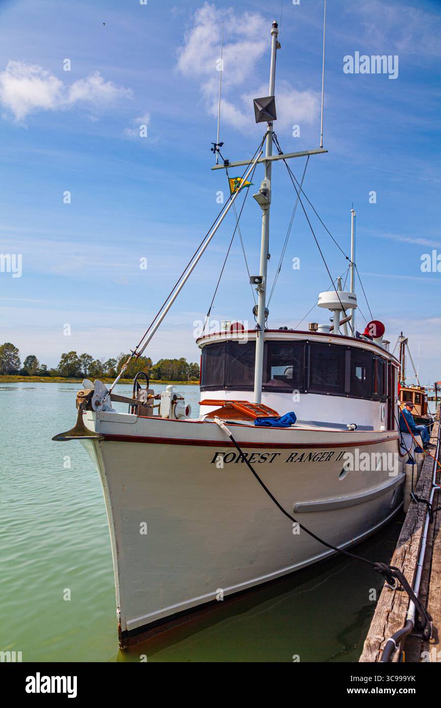 A British Columbia Forest Service vessel no converted for private use ...