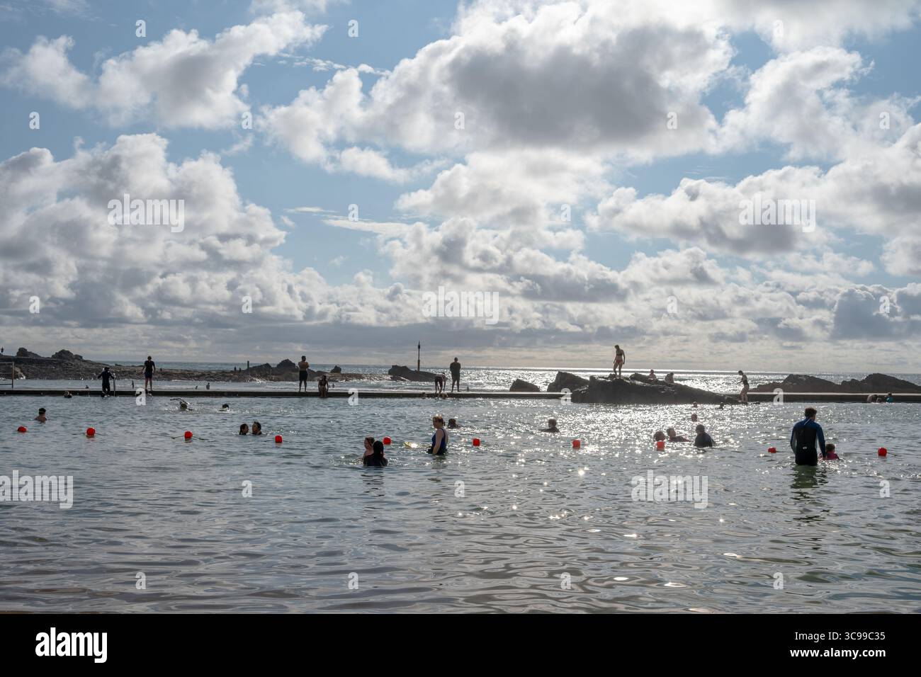Partially man made tidal swimming pool hi-res stock photography and ...
