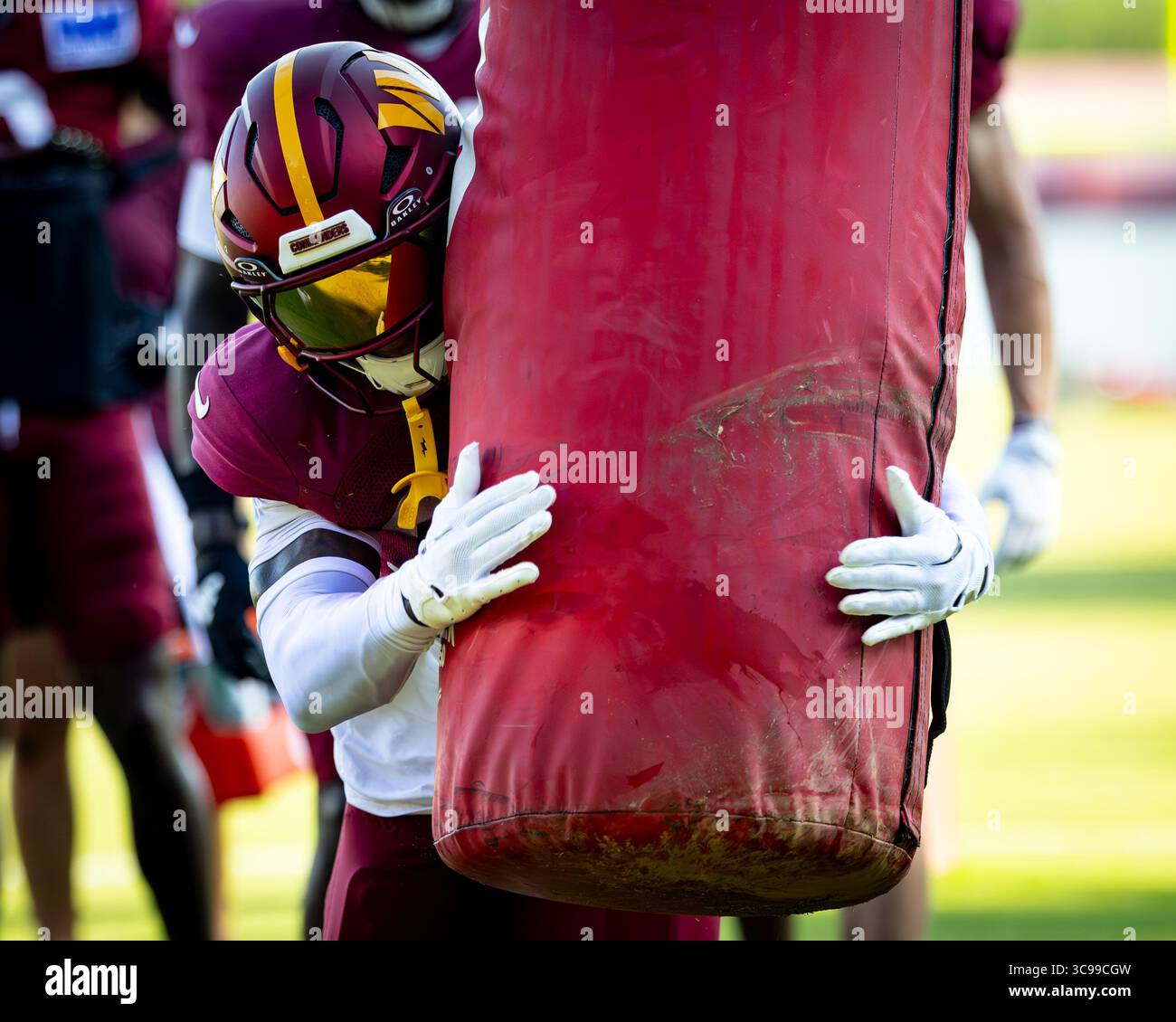 Ashburn,VA. USA; Washington Commanders safety Quan Martin (20 ...