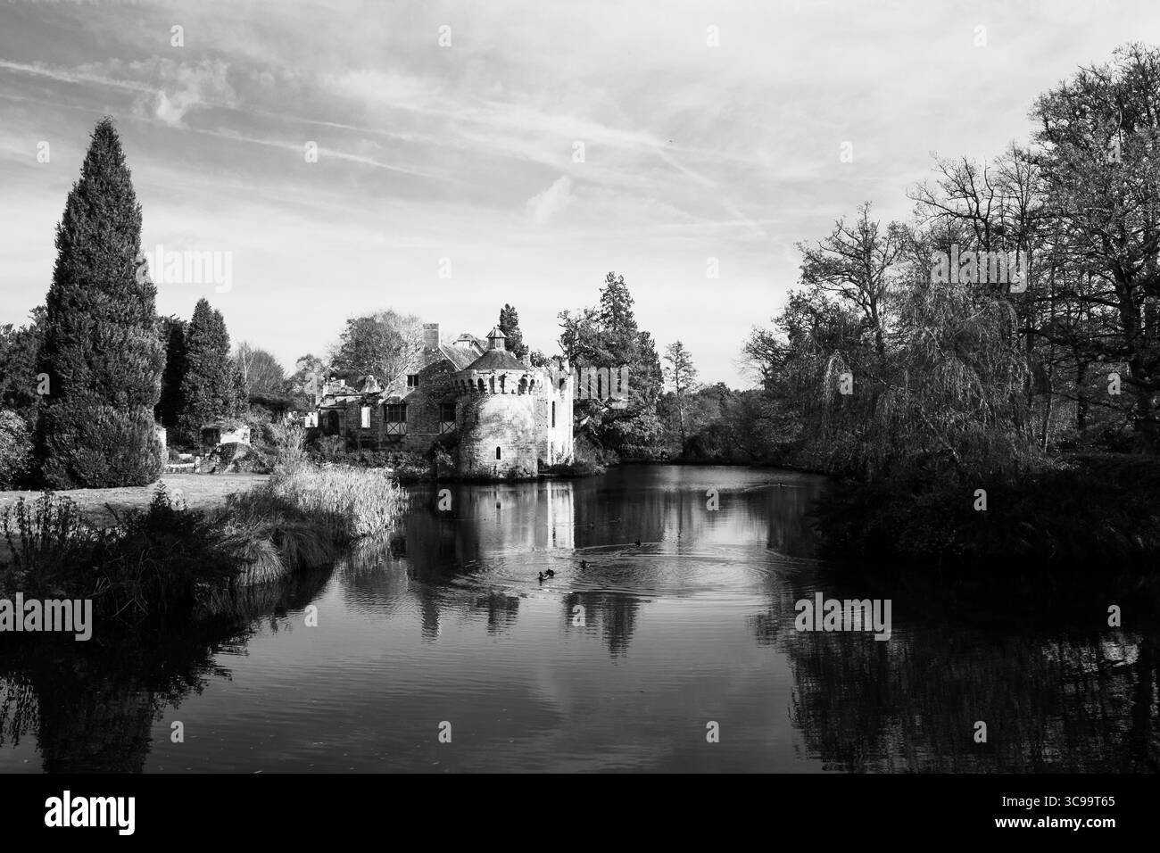 National trust castle on Black and White Stock Photos & Images - Alamy