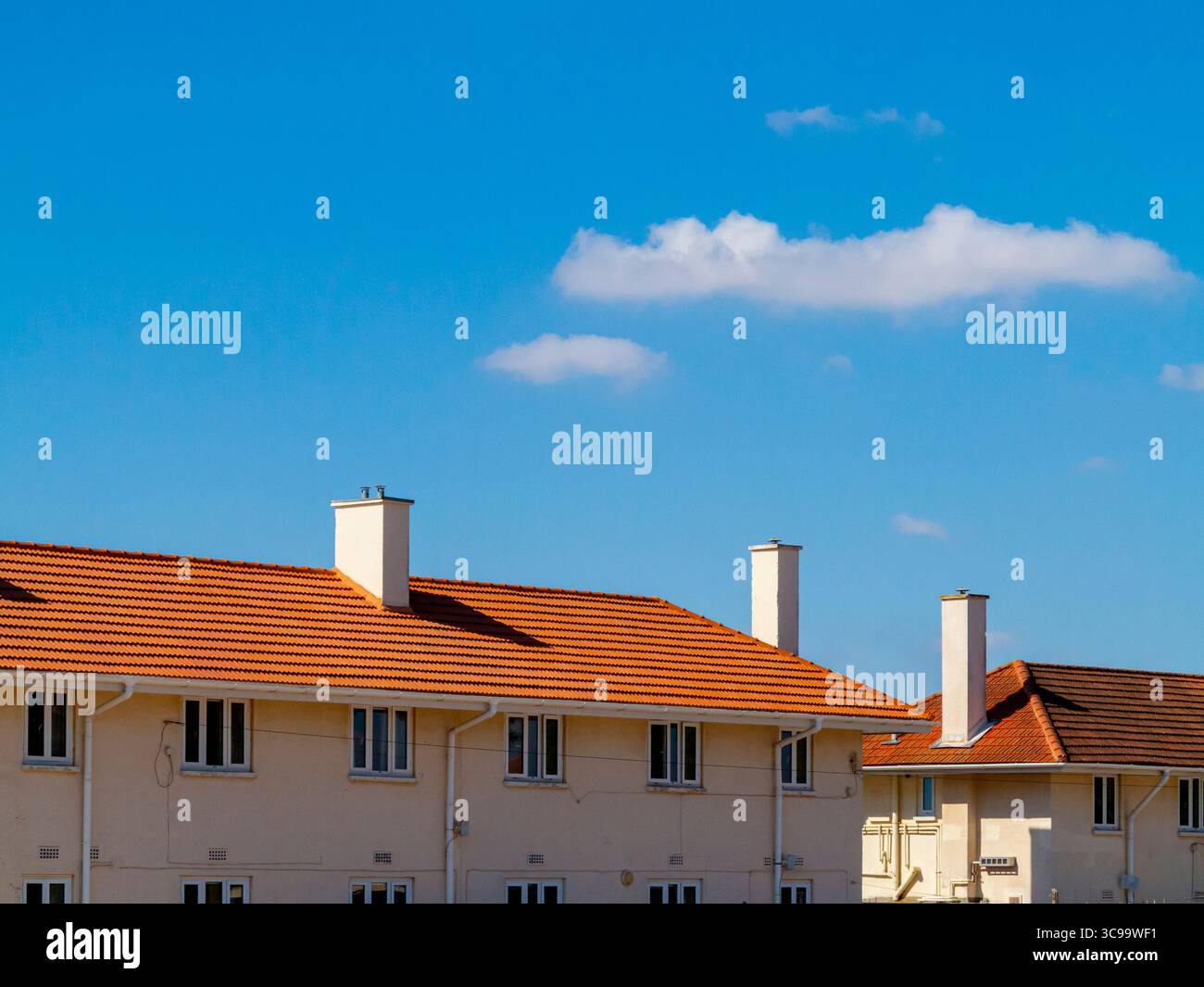 British Army housing on the Sovereign Base Area of Dhekelia a military ...