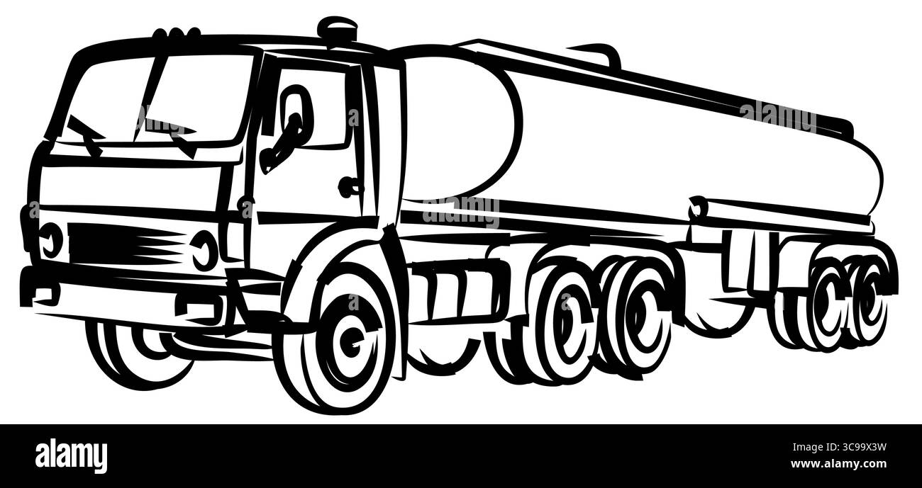 Long fuel tank Cut Out Stock Images & Pictures - Alamy