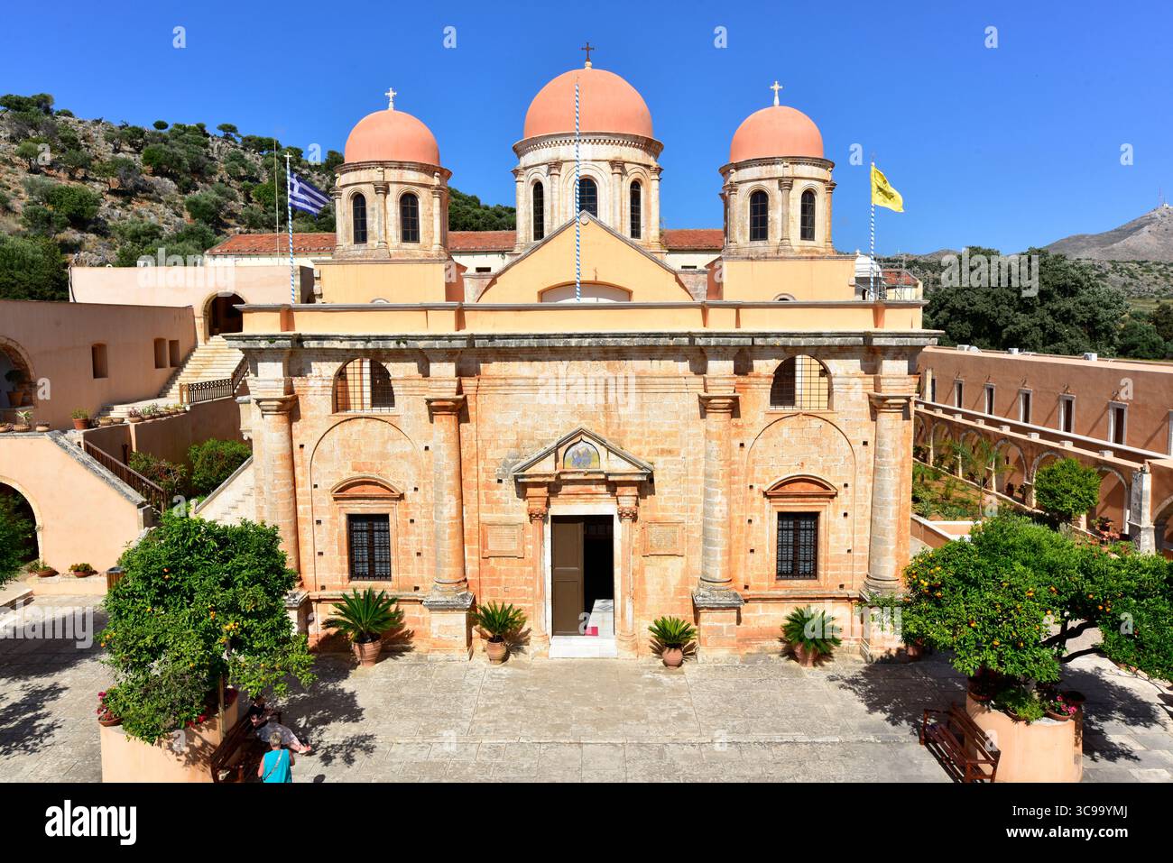 Moni Agia Triada (Holy Trinity monastery), 17th century. Church ...