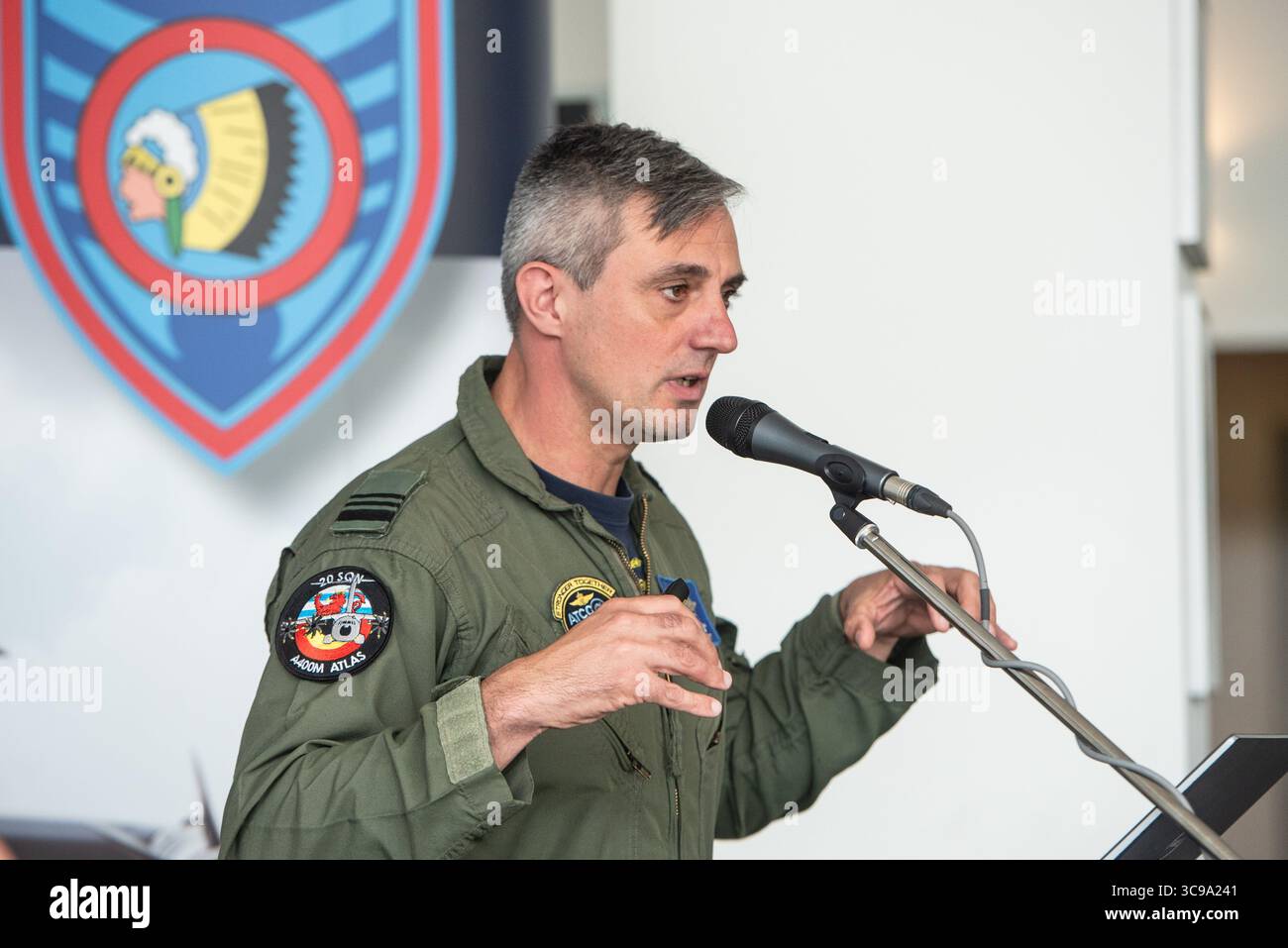 Steenokkerzeel, Belgium. 05th Aug, 2025. Lieutenant Colonel Steven Van ...