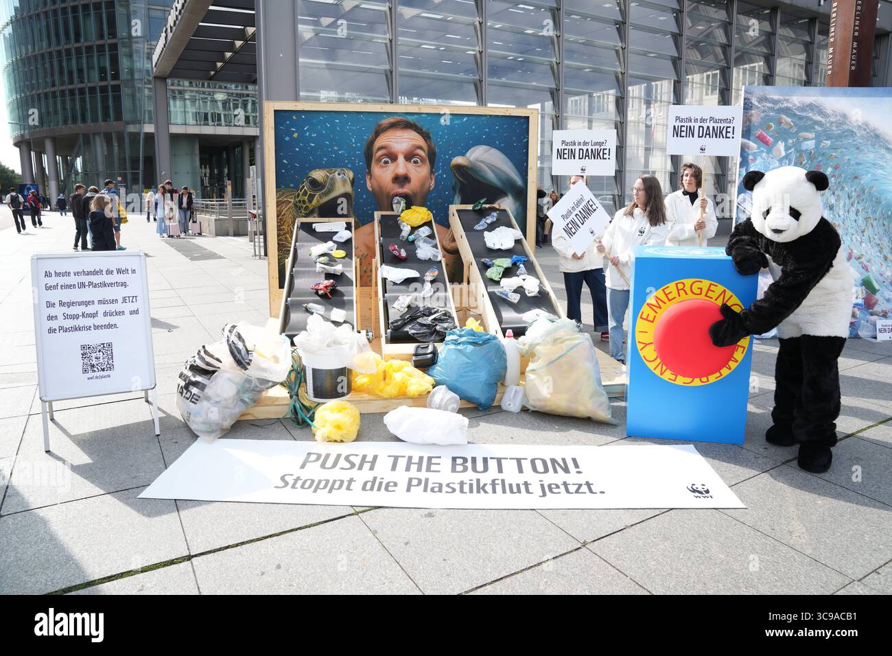 Demonstration GER, Berlin,20250805, Demo , WWF Demo in Berlin, zusammen ...