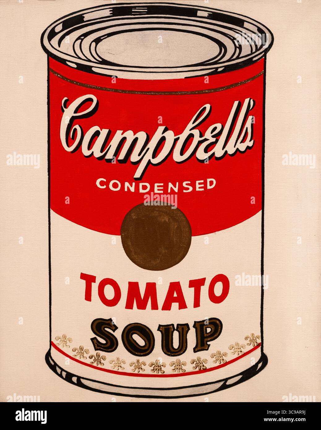 painting called Cambell's Tomato Soup by Andy Warhol at the MOMA art ...