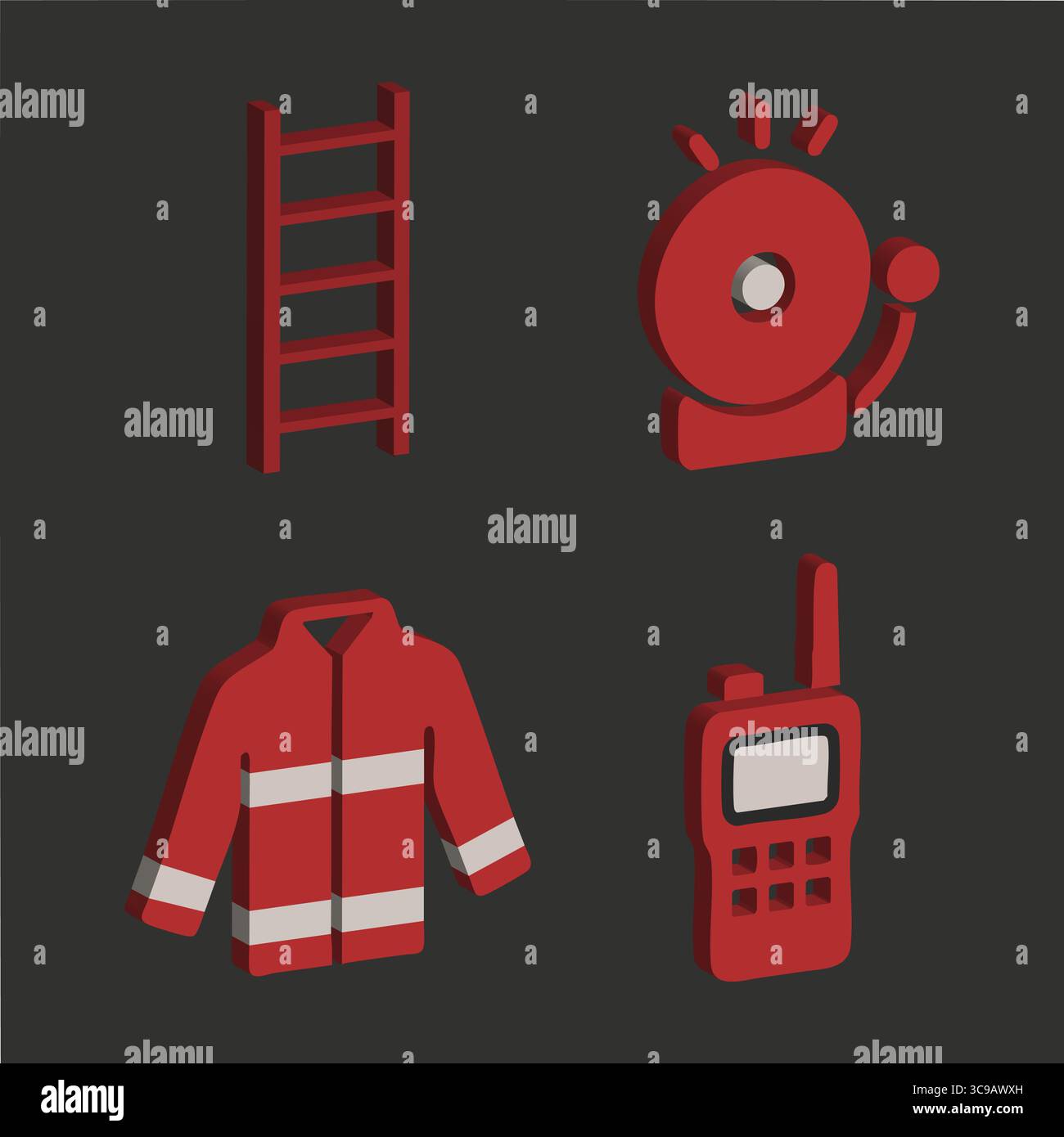 Tools icon dark red Stock Vector Images - Alamy