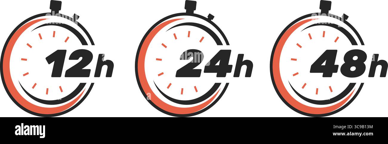 48 minutes vector vectors Stock Vector Images - Alamy