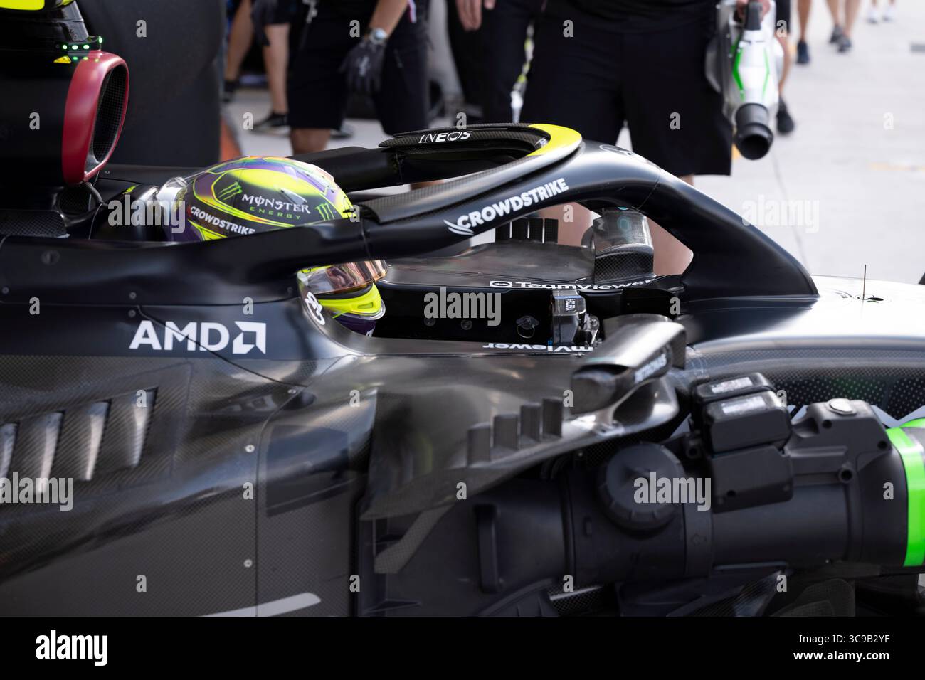 May 5, 2023, Miami, Florida, United States: Pit crew mechanics with ...