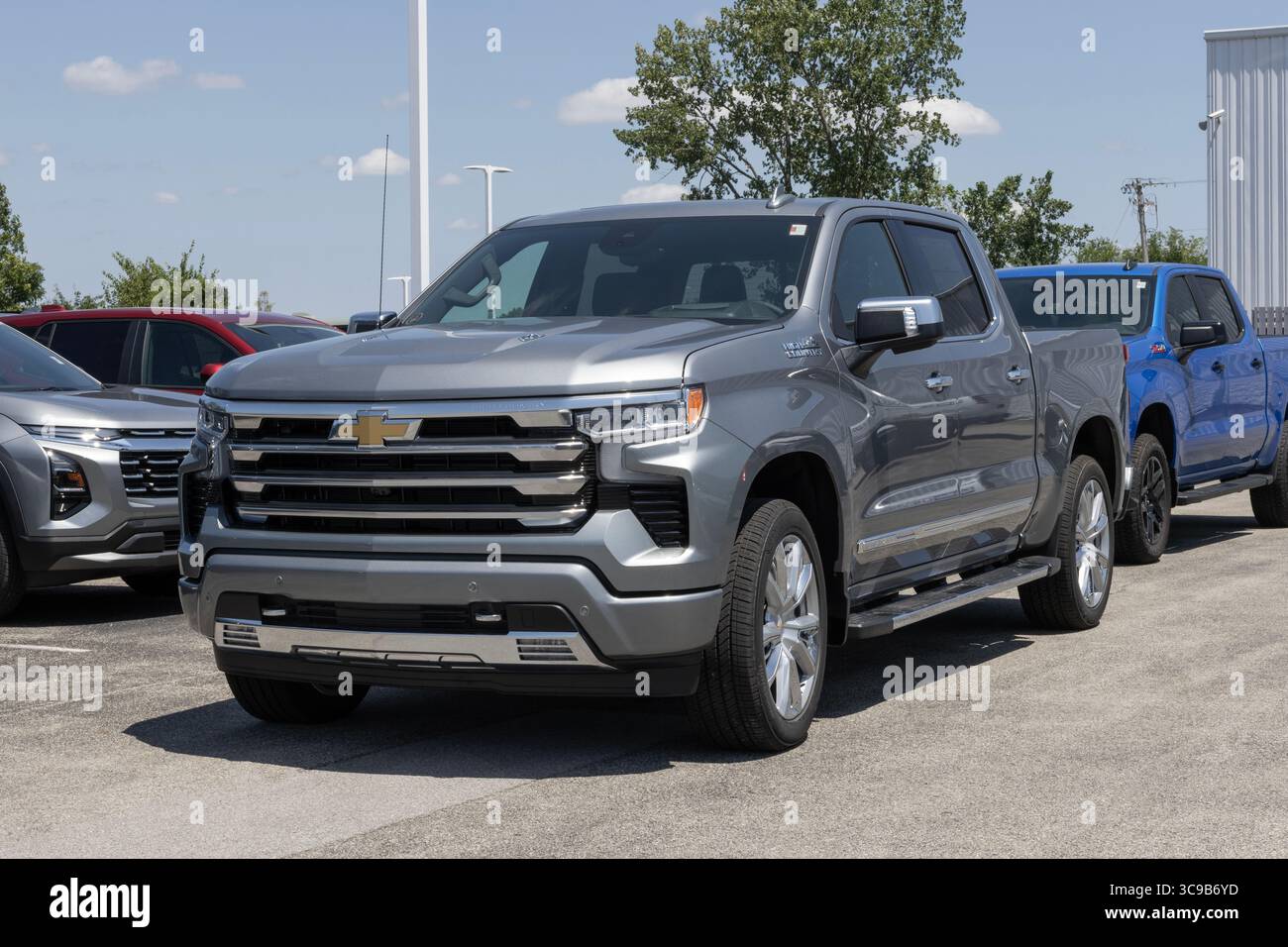 Plainfield - August 3, 2025: Chevrolet Silverado 1500 Crew High Country ...