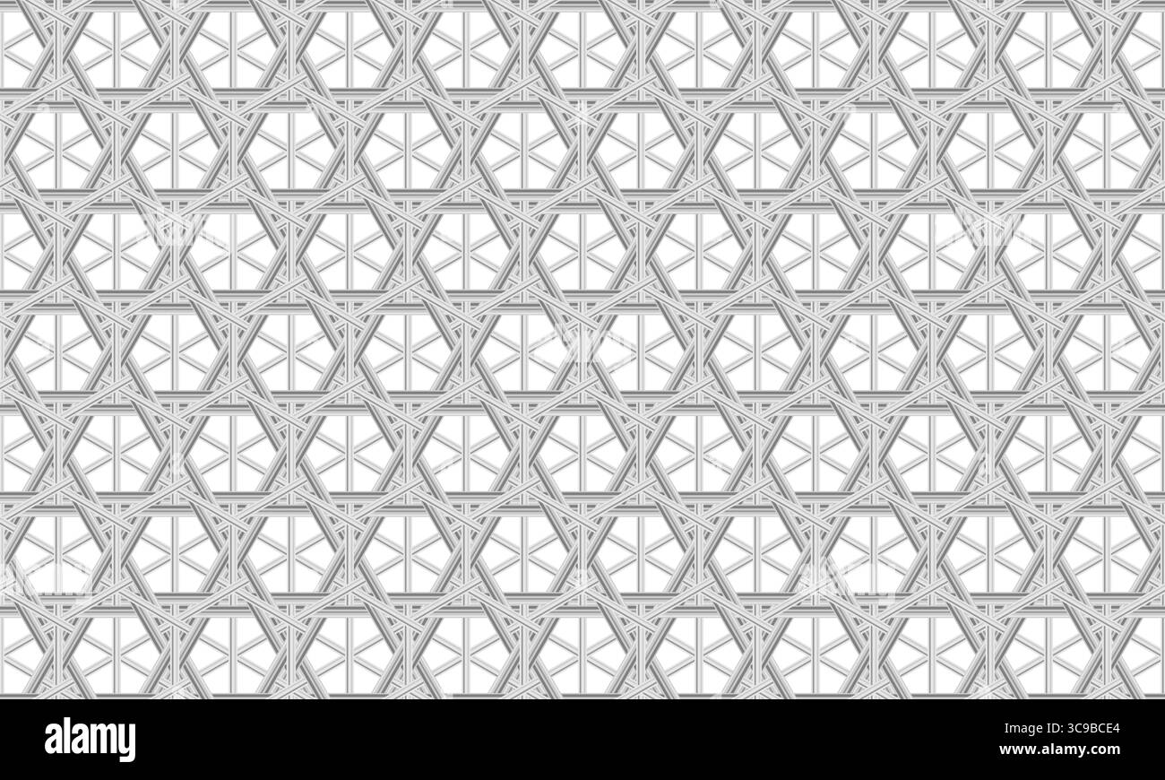 weave woven bamboo panel with hexagon pattern, seamless pattern texture ...
