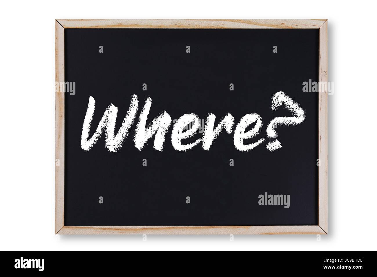 Blank chalkboard sign in Cut Out Stock Images & Pictures - Alamy