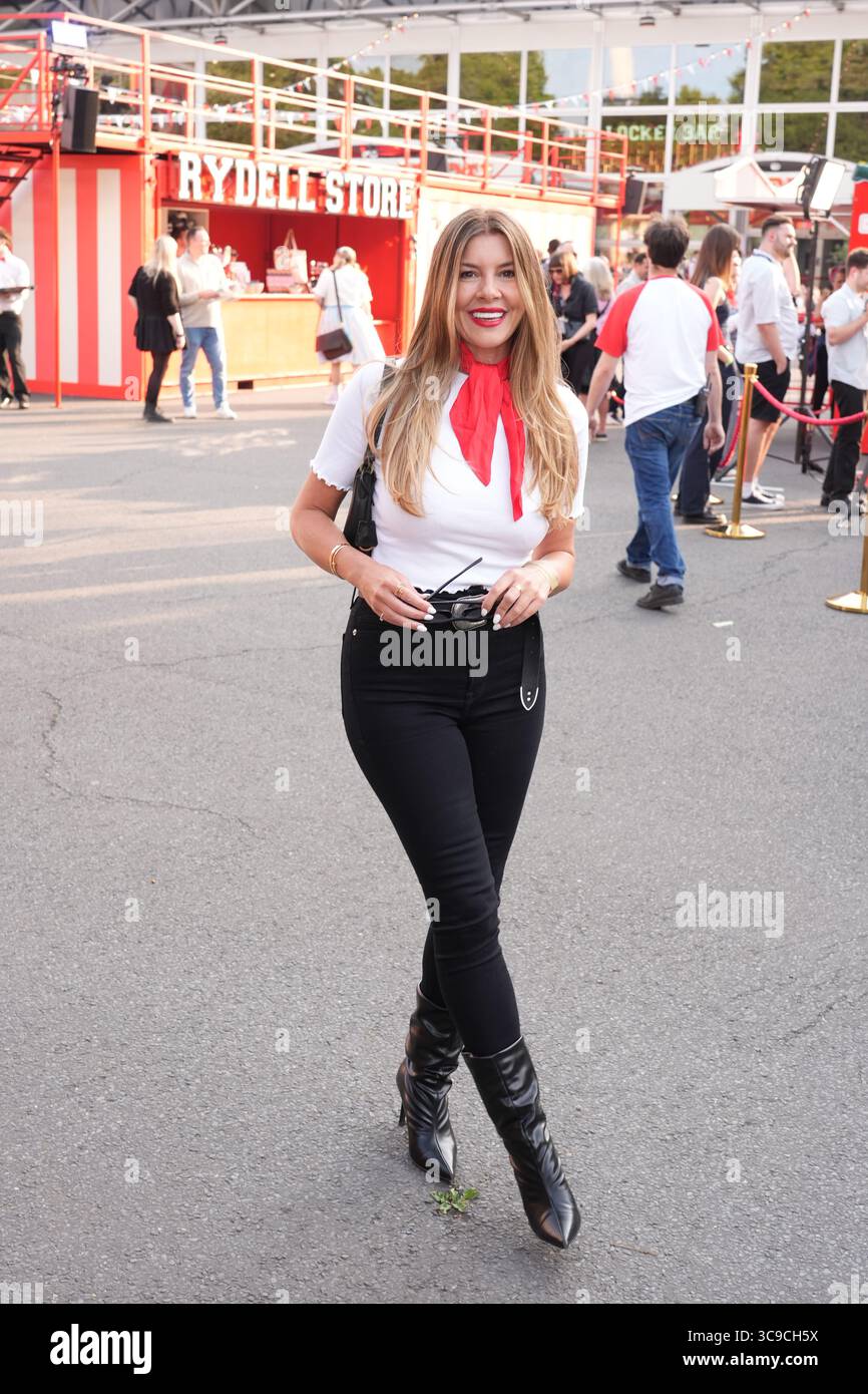 Imogen Thomas attending the press night for Secret Cinema's Grease: The ...