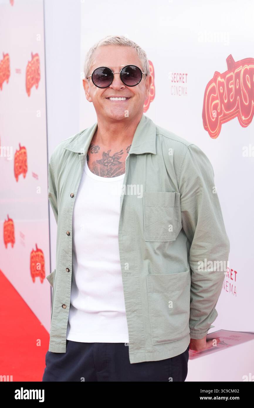 Stephen Webb attending the press night for Secret Cinema's Grease: The ...