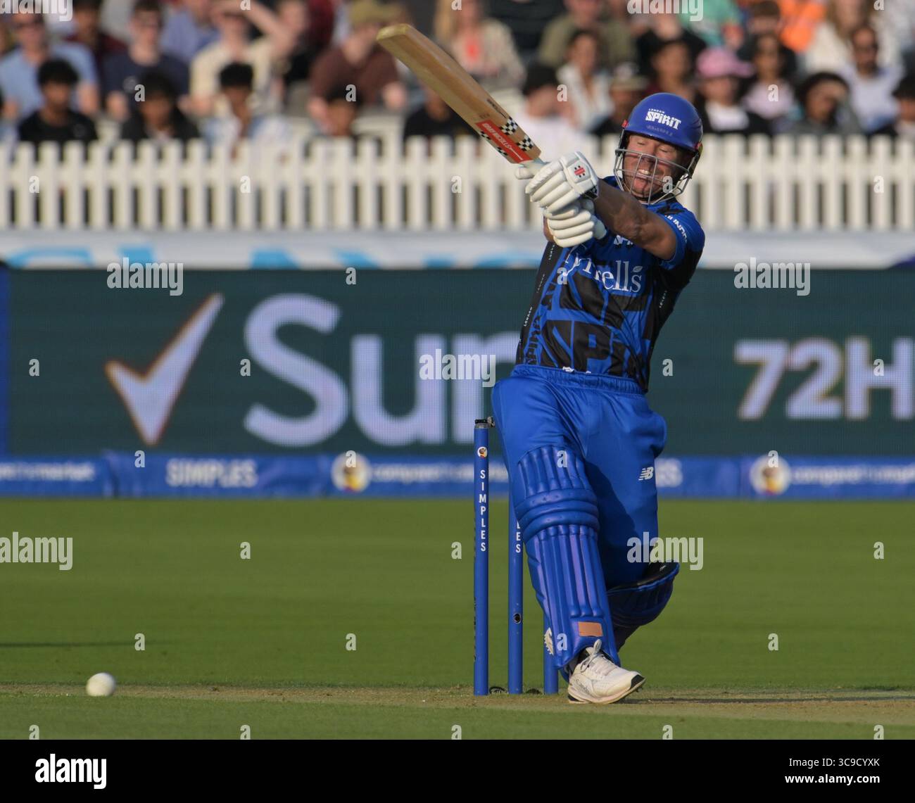 London, England. 5 August, 2025. David Warner ofLondon Spirit Men ...