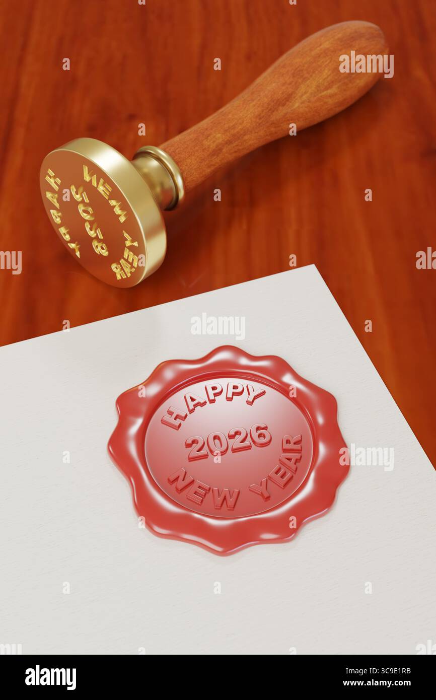 Vertical 2026 new year hi-res stock photography and images - Alamy