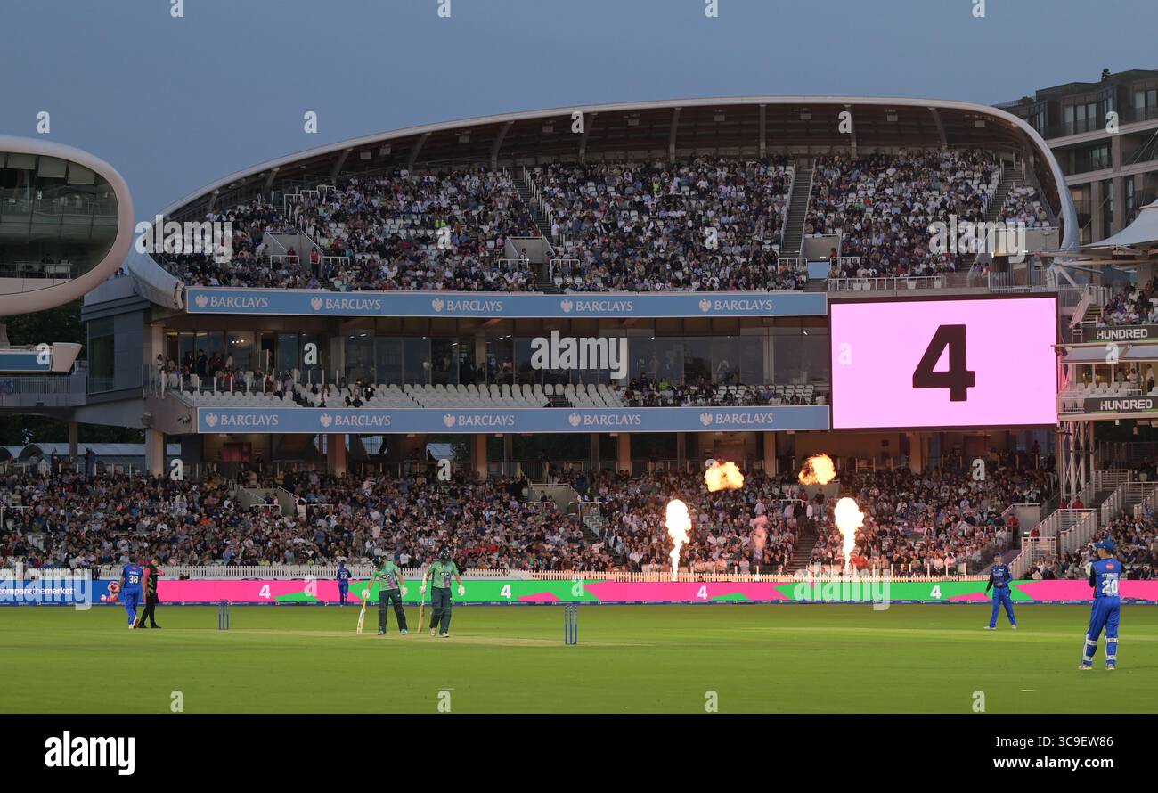 London, England. 5 August, 2025. The Hundred returns and Oval ...