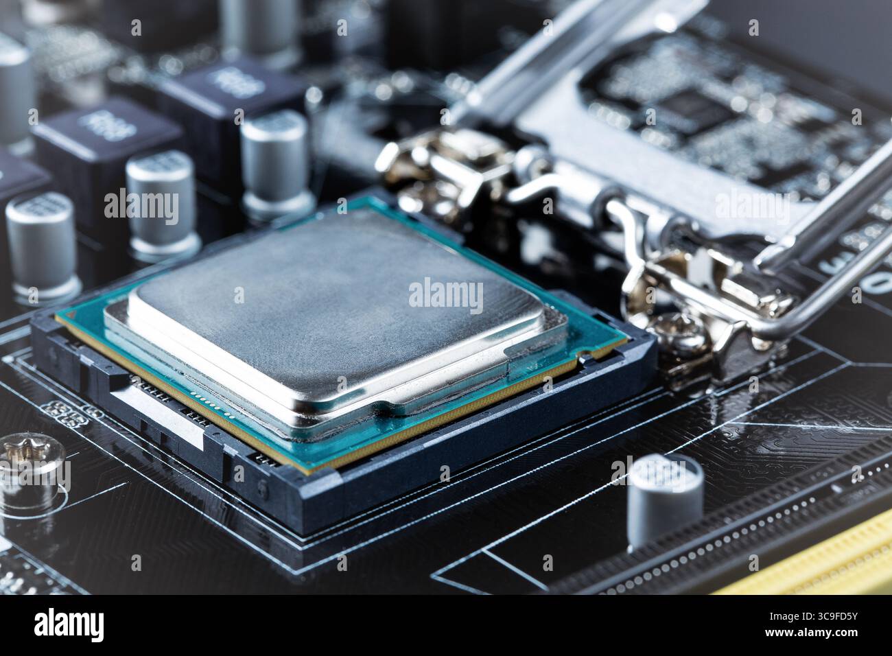 Installation modern processor in hi-res stock photography and images ...