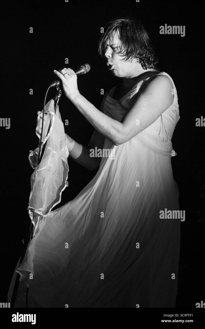 ANGUS ANDREW, LIARS, WEDDING DRESS: The band LIARS play a raucous set ...