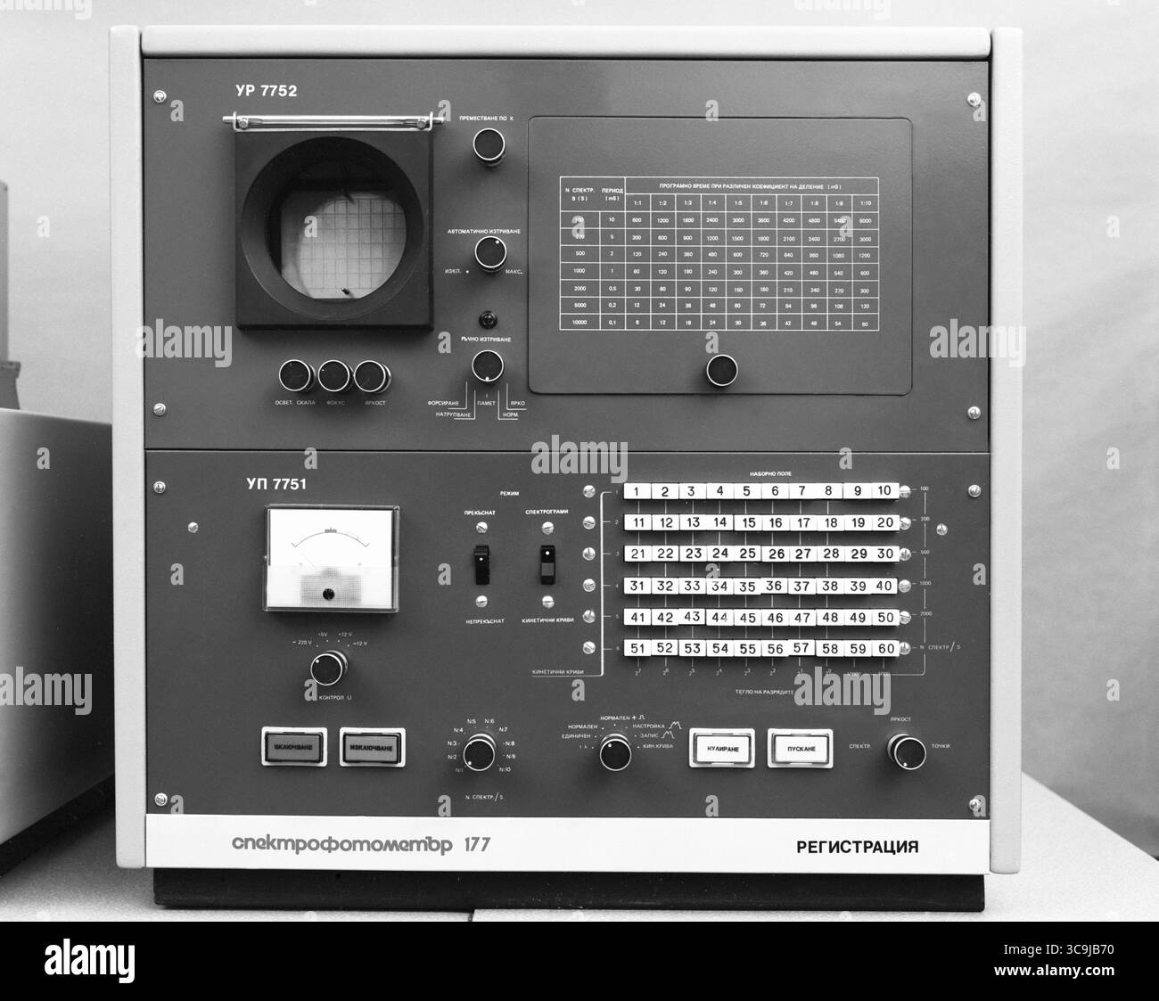 Scanning high speed Spectrophotometer Spectroscan 177 Stock Photo - Alamy