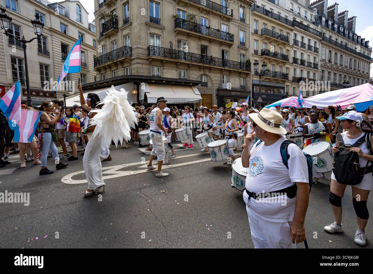 The LGBTQIA+ Pride Parade took place in Paris, France, on June 28, 2025 ...