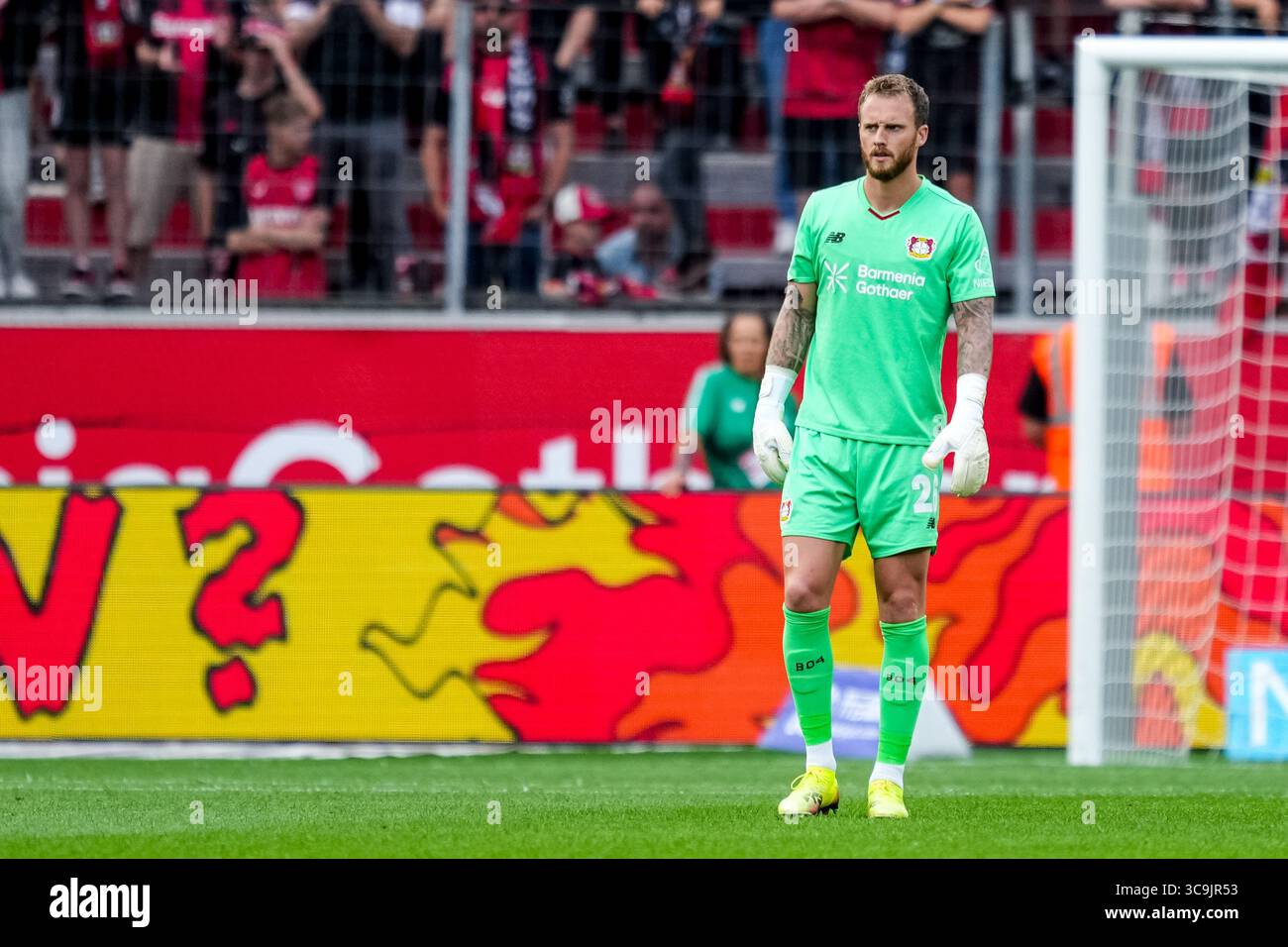 LEVERKUSEN, GERMANY - AUGUST 5: Bayer 04 Leverkusen goalkeeper Mark ...