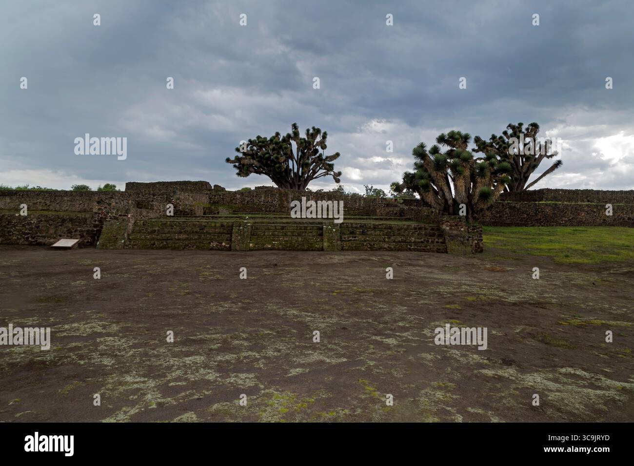 Tecoaque Arheological Site, Tlaxcala, Mexico Stock Photo - Alamy