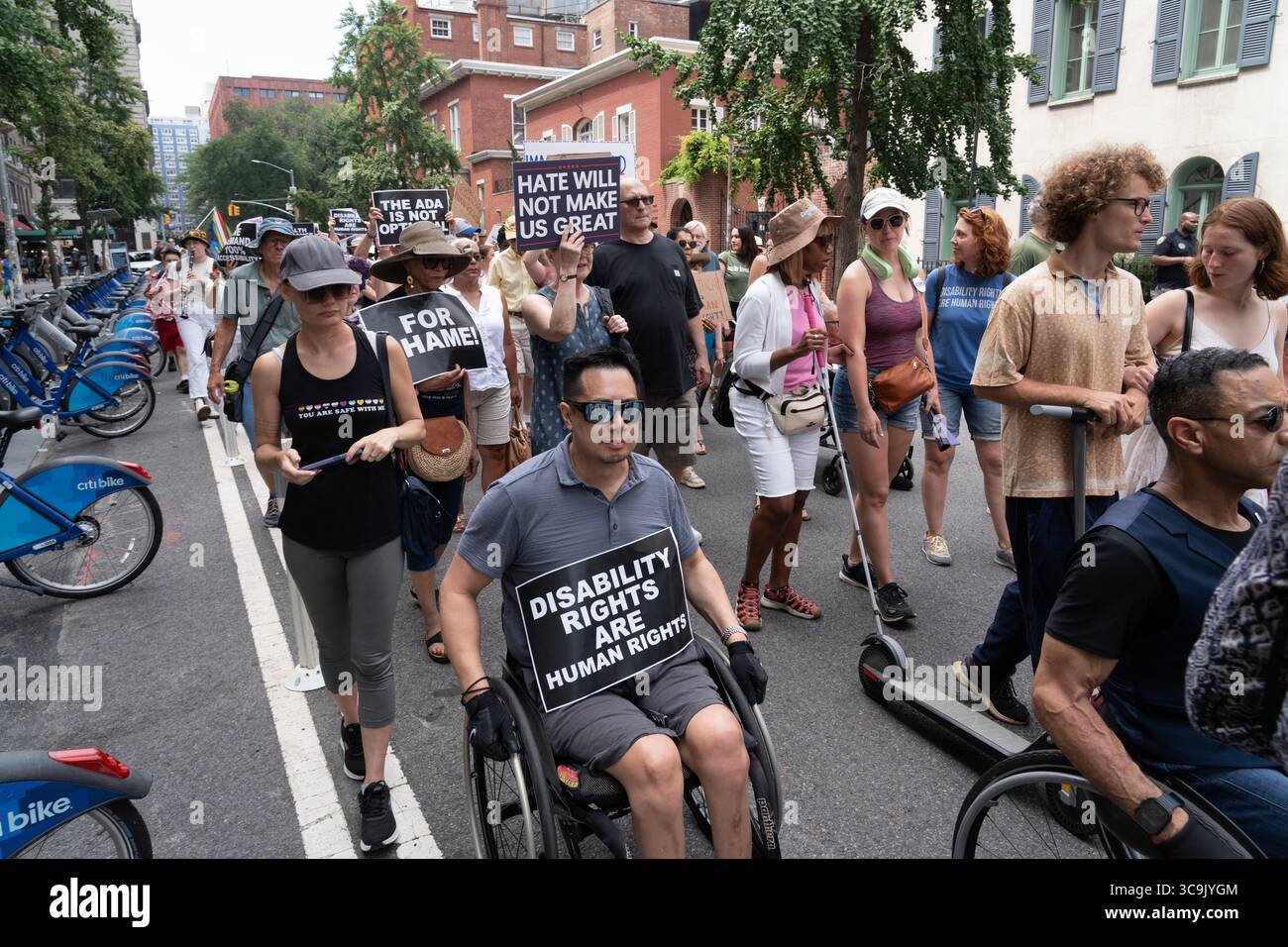 Disabilities Rally and parade celebrating the 35th anniversary of the ...