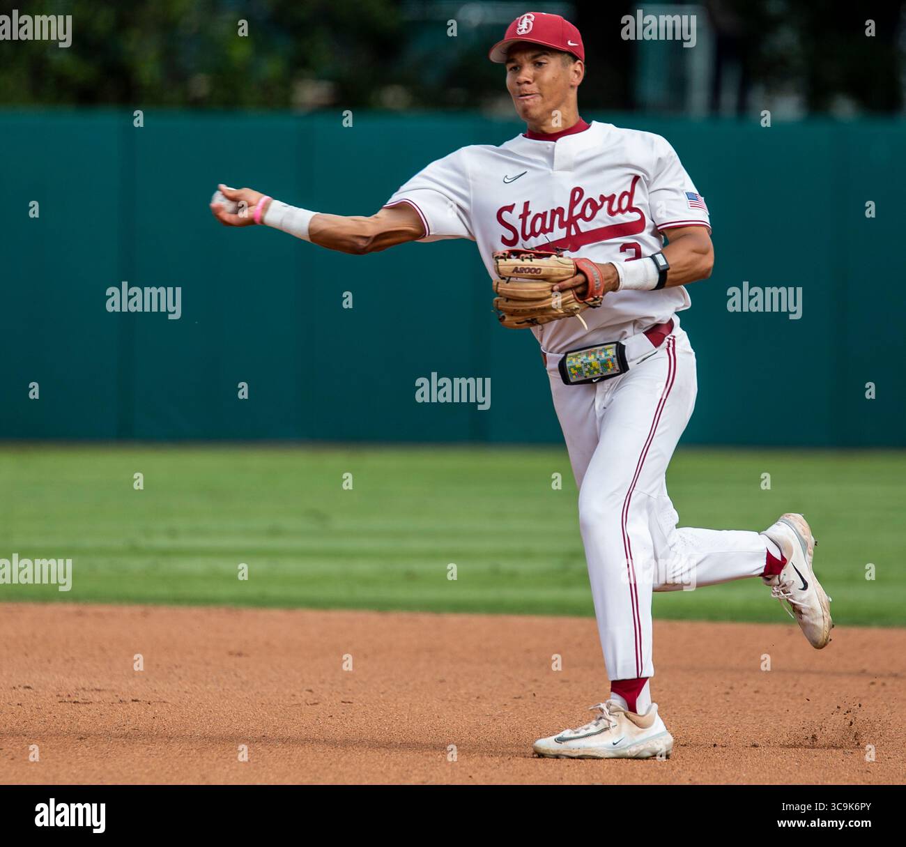 Stanford infielder second base drew bowser hi-res stock photography and ...