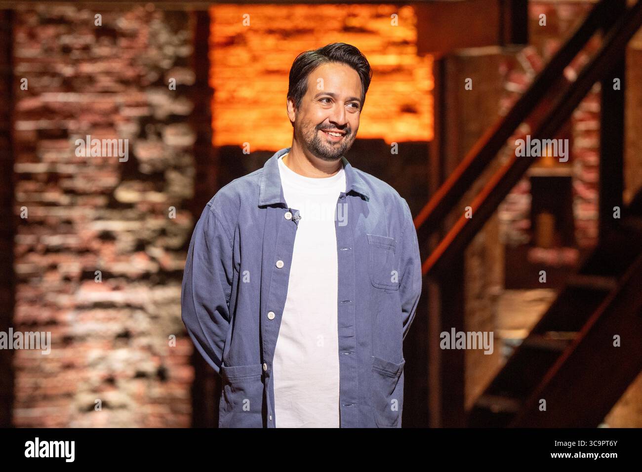 Lin-Manuel Miranda attends the reveals of his Madame Tussauds wax ...