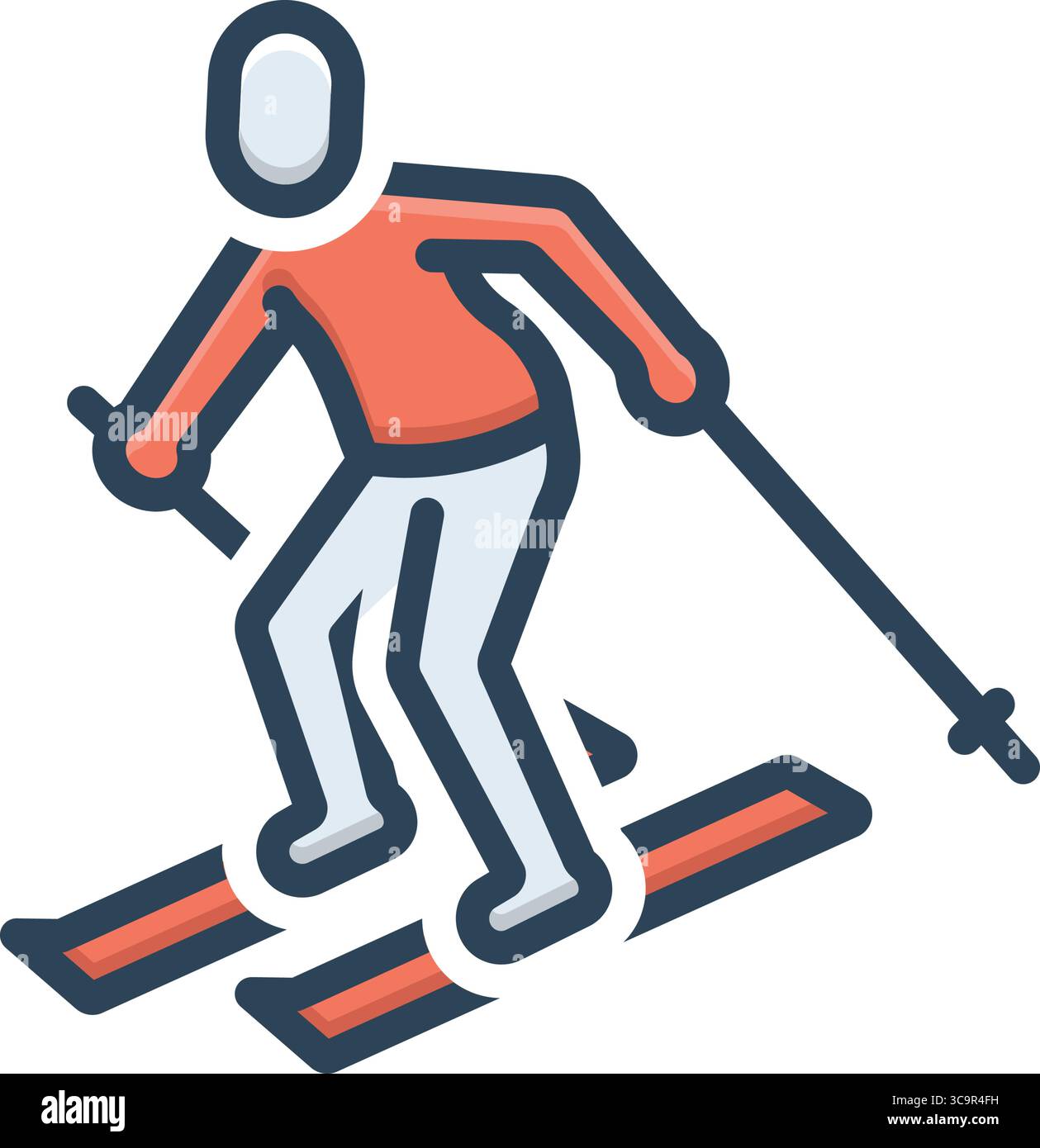 Ski and skating Stock Vector Images - Alamy