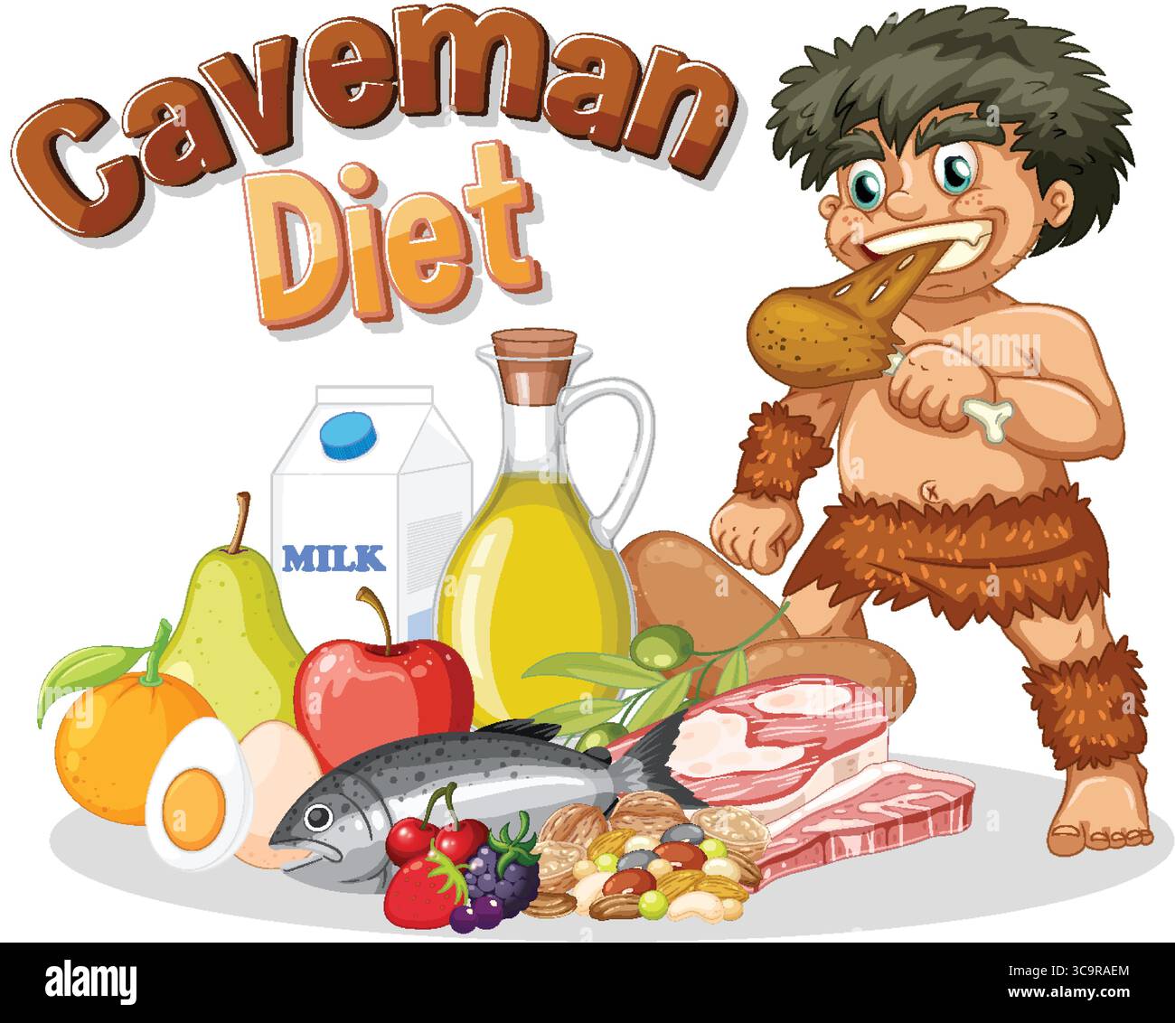 Balanced diet wild berries Stock Vector Images - Alamy