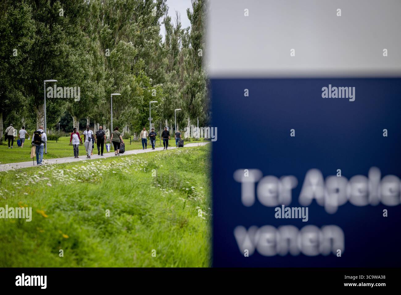 Central body for the reception of asylum seekers hi-res stock ...