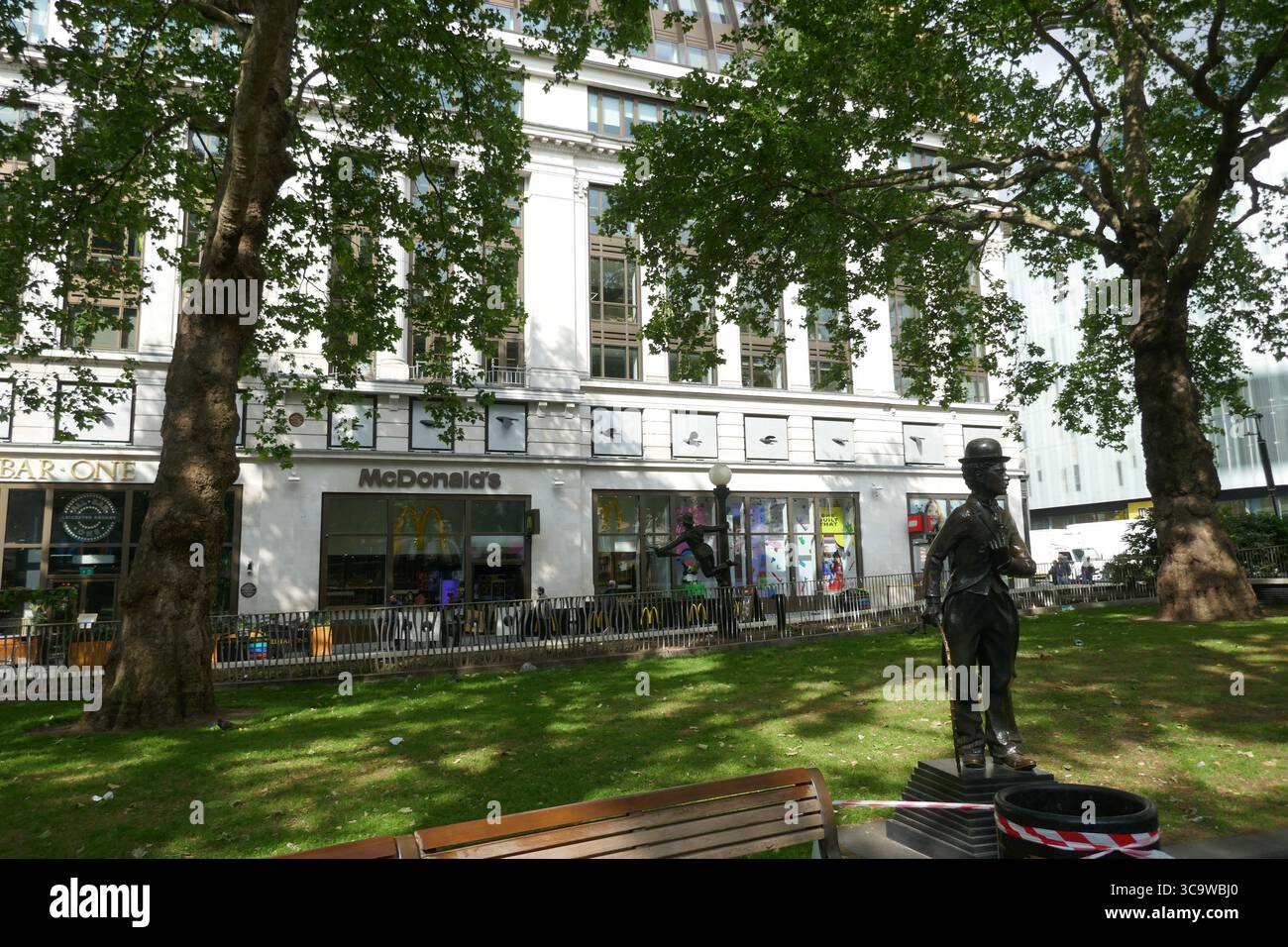 London, England, United Kingdom 4th June 2025 Charlie Chaplin Statue in ...