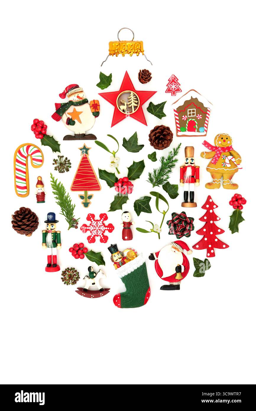 Old fashioned decorations concept Cut Out Stock Images & Pictures - Alamy