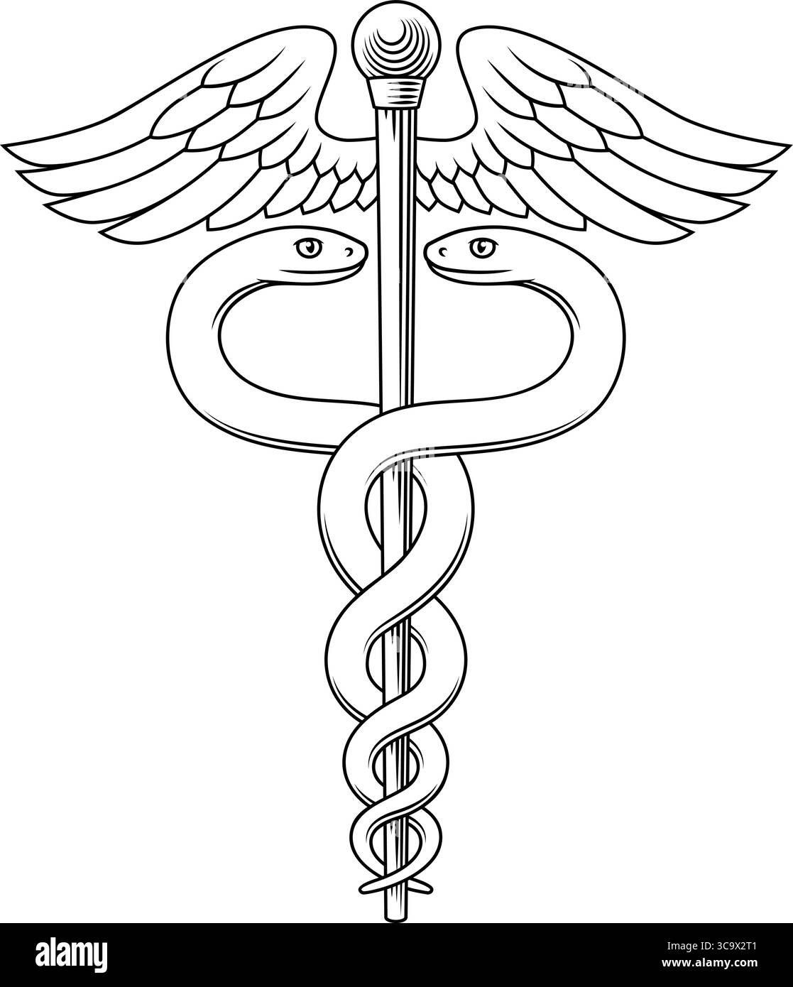 Caduceus Symbol Doctor Medical Design Stock Vector Image & Art - Alamy