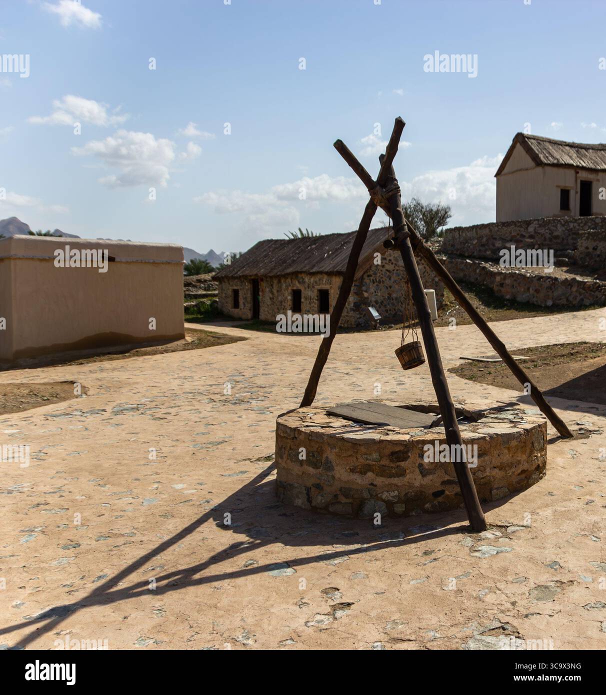 Historic Well, Village Setting Stock Photo - Alamy