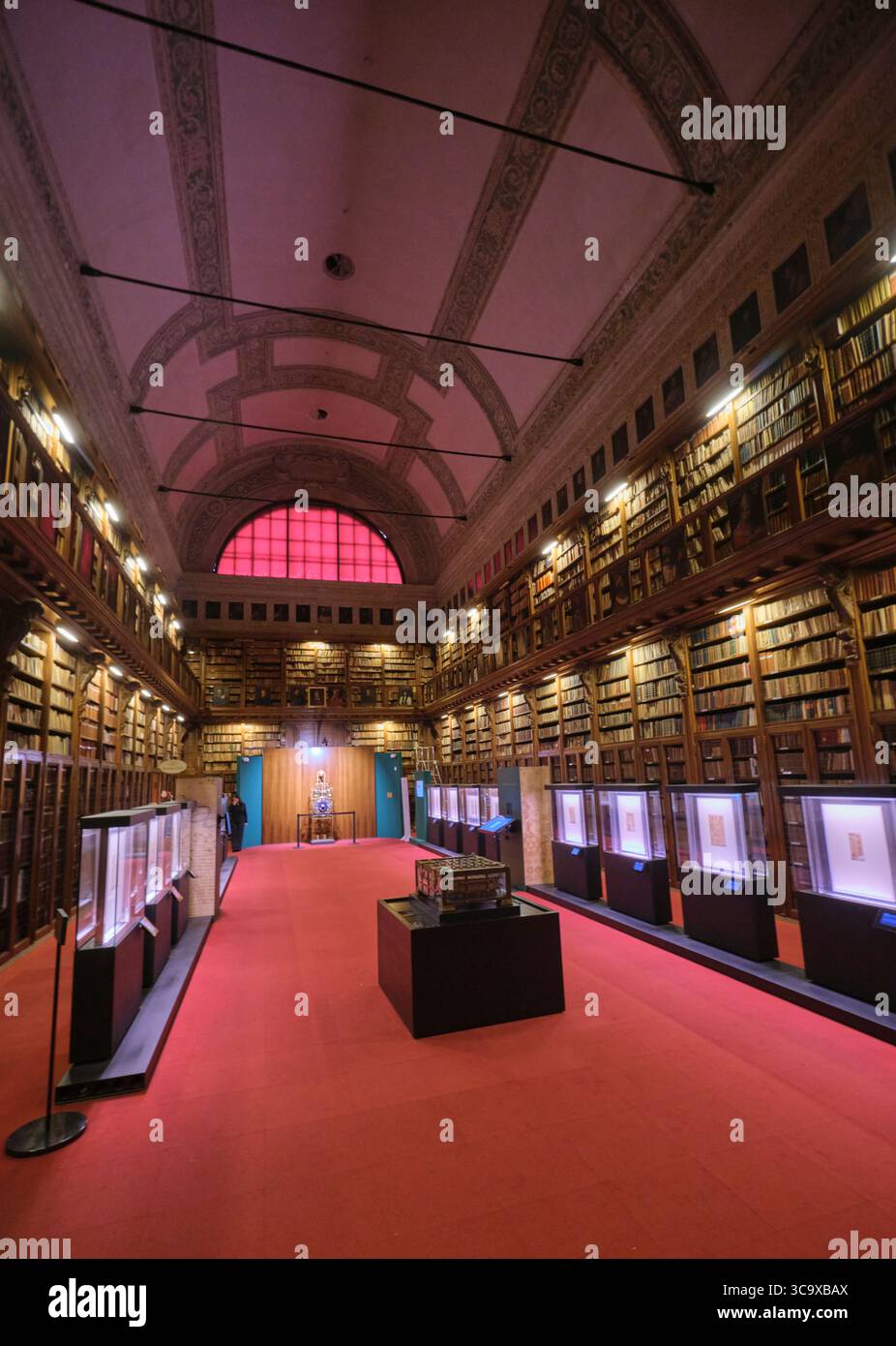 At the art museum, library, Biblioteca Pinacoteca Accademia Ambrosiana ...