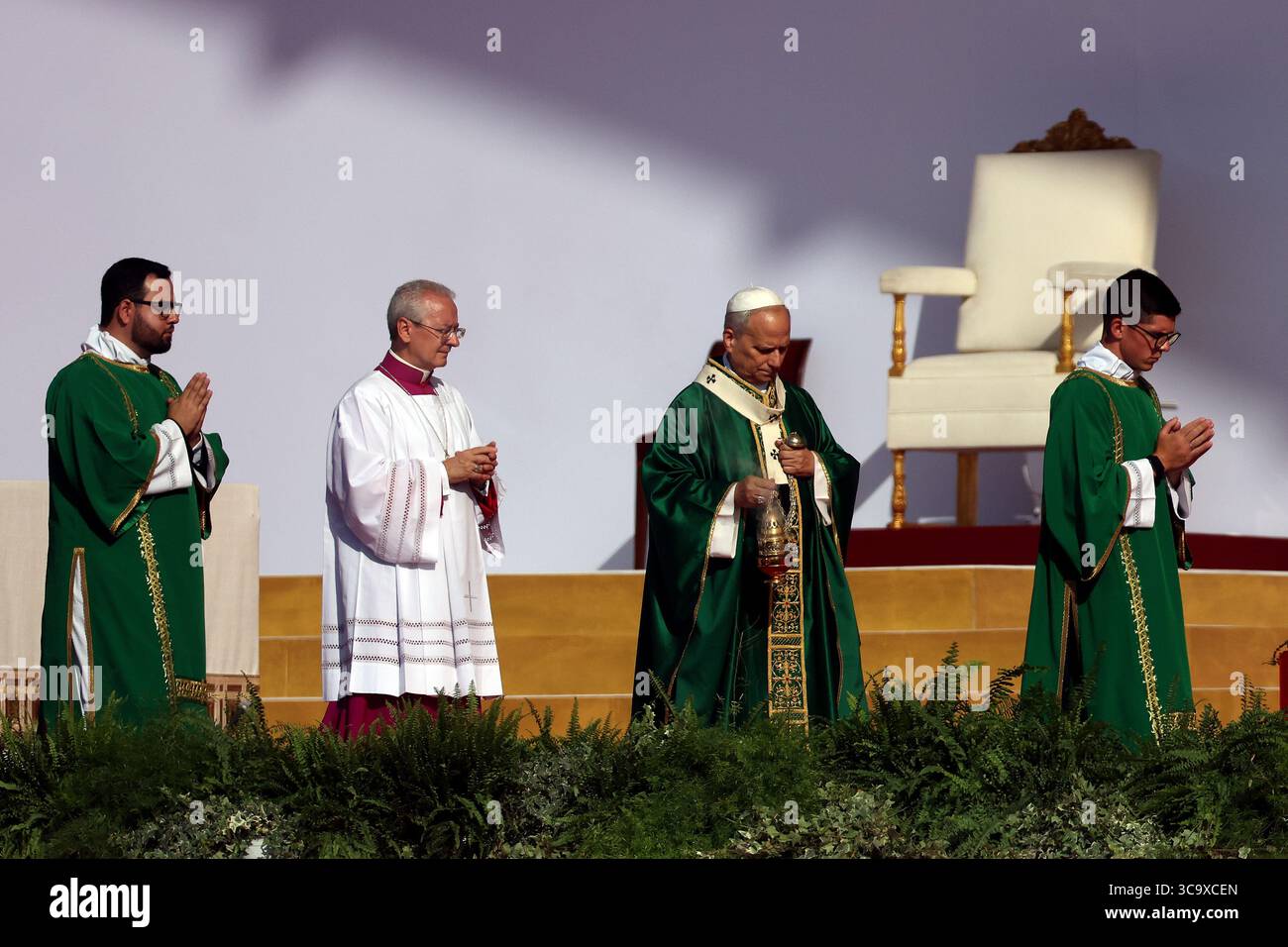 Rome, Italy - August 3rd, 2025: Pope Leo XIV presides over the ...