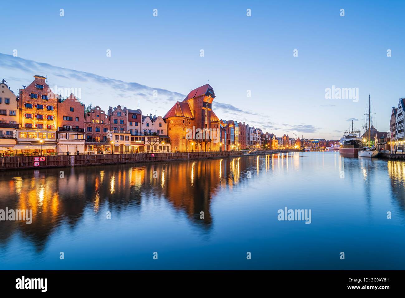 Gdansk, Poland - May 22, 2025: Gdansk with beautiful old town over ...