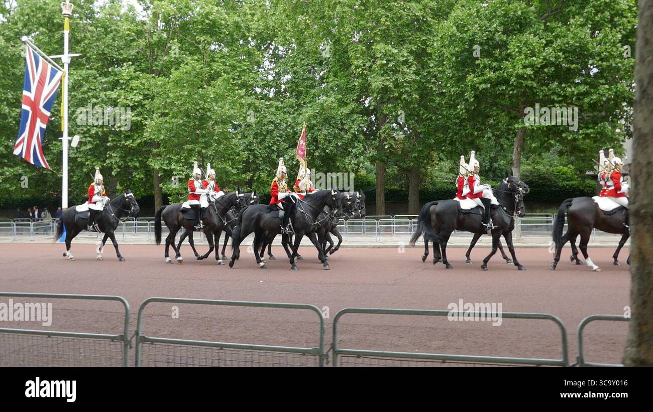 London, England, United Kingdom 4th June 2025 Horses marching on the ...