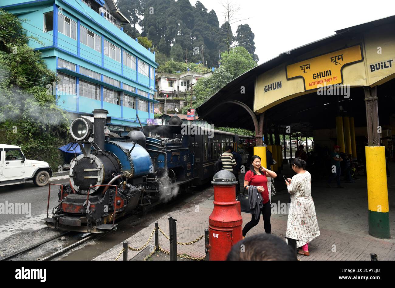 Darjeeling Toy Train also known as Darjeeling Himalayan Railway an ...