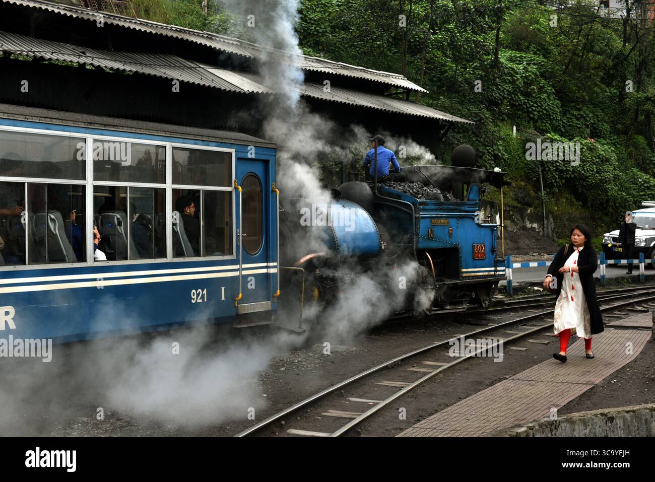 Darjeeling Toy Train also known as Darjeeling Himalayan Railway an ...