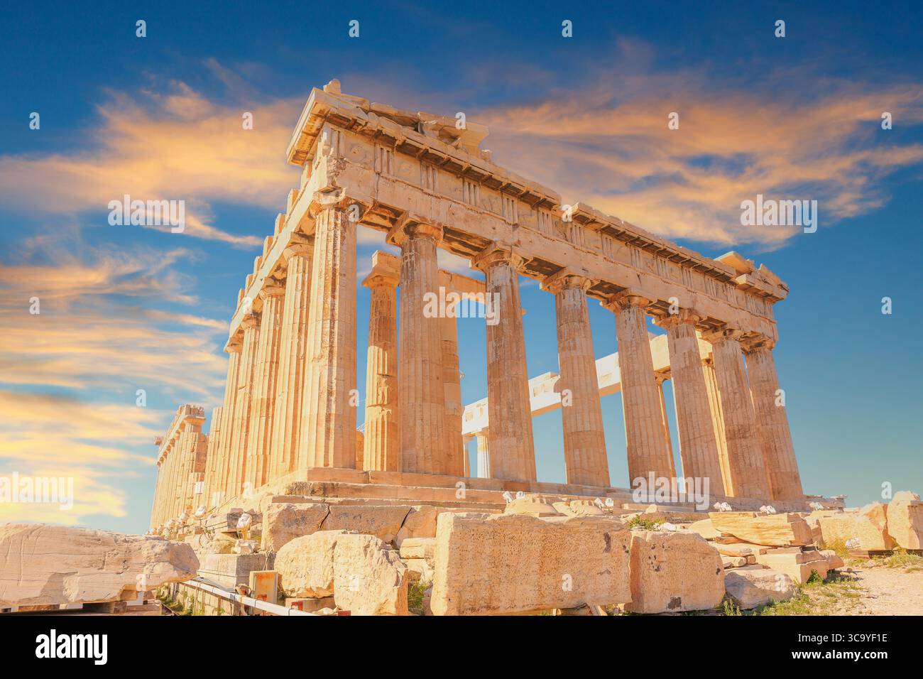 Athens, Greece. Parthenon temple on the Acropolis Stock Photo - Alamy