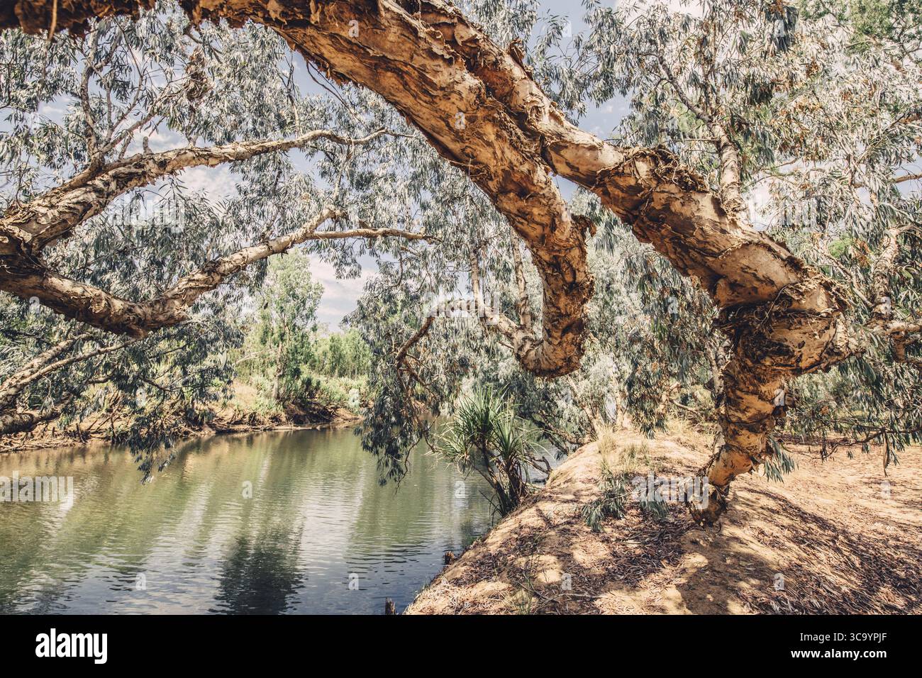 River and other waters in the outback in the north of Australia Stock ...